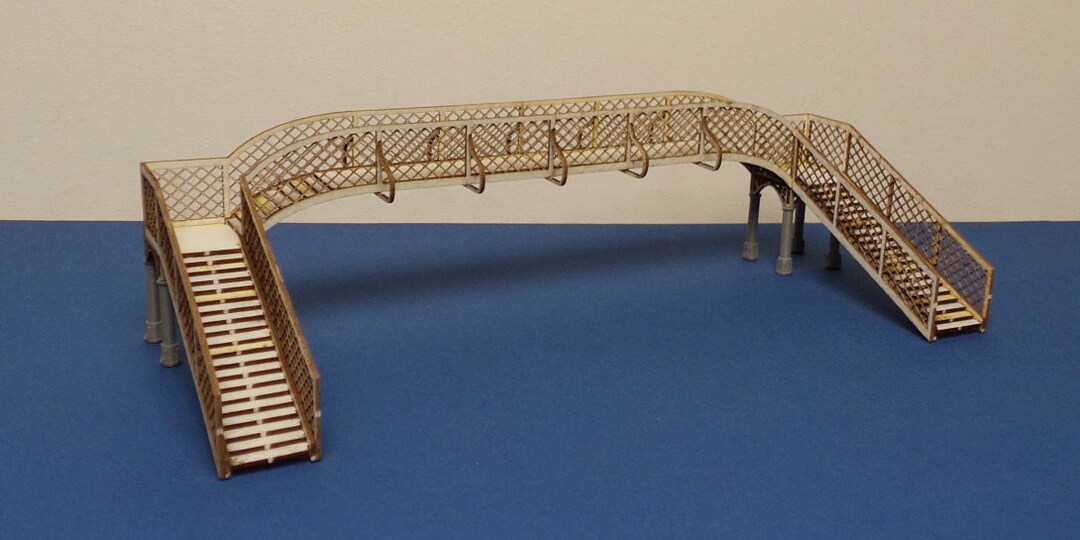 B 00-30 OO Gauge LMS Style Platform Footbridge - (4mm Scale, 1/76) - Etsy