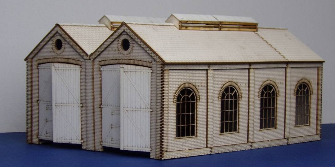 B 00-15 OO Gauge Modular Engine Shed - (4mm Scale, 1/76) - Etsy
