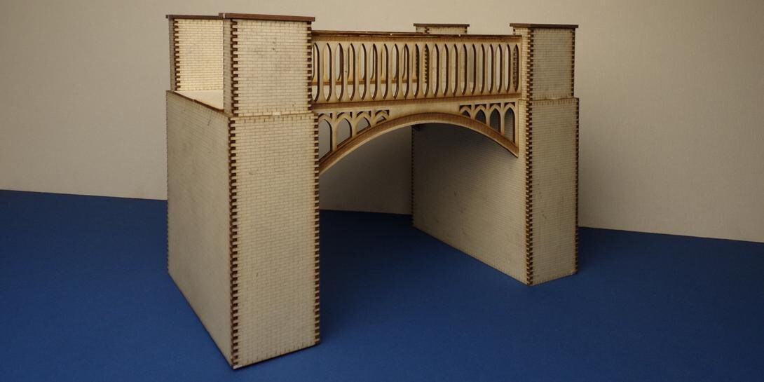 B 70-19 O Gauge Brick and Iron Bridge 7mm Scale 1/43.5 - Etsy