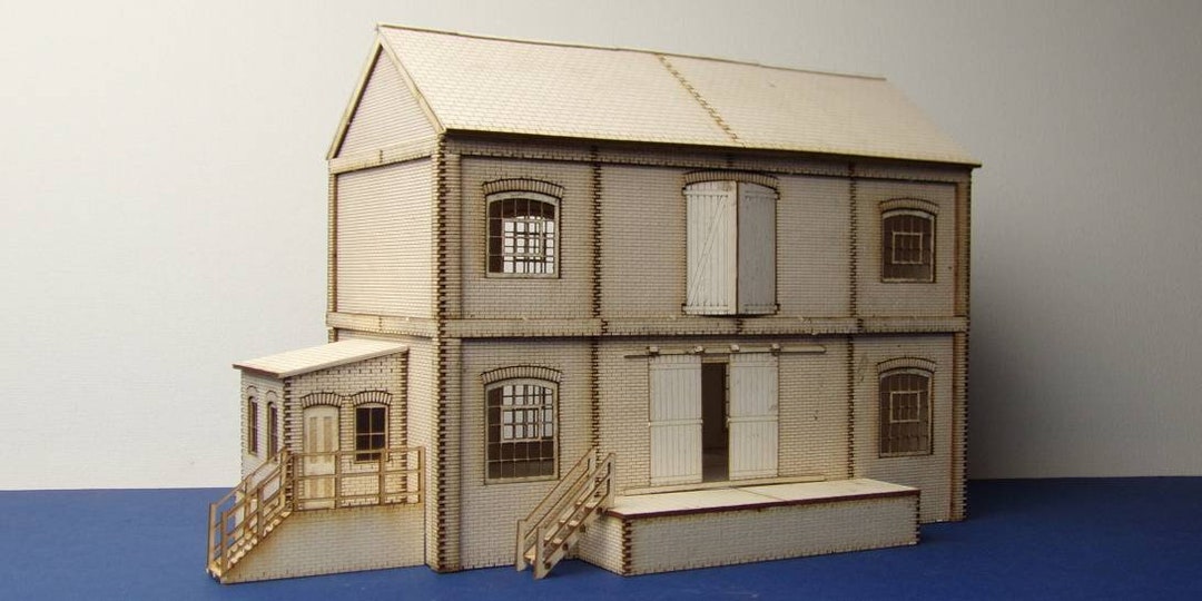 B 00-16 OO Gauge Lineside Warehouse - (4mm Scale, 1/76) - Etsy UK