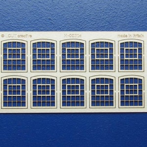 Kit of 10 Industrial Windows - (4mm Scale, 1/76) - Etsy