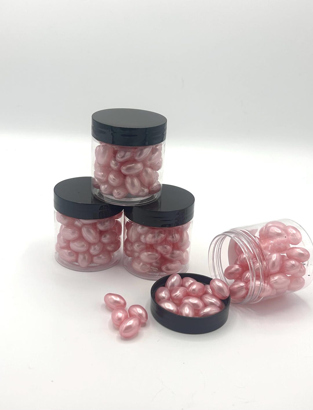Rose Mini Bath Beads Bath Pearls Bath Oil Aroma Therapy - Etsy