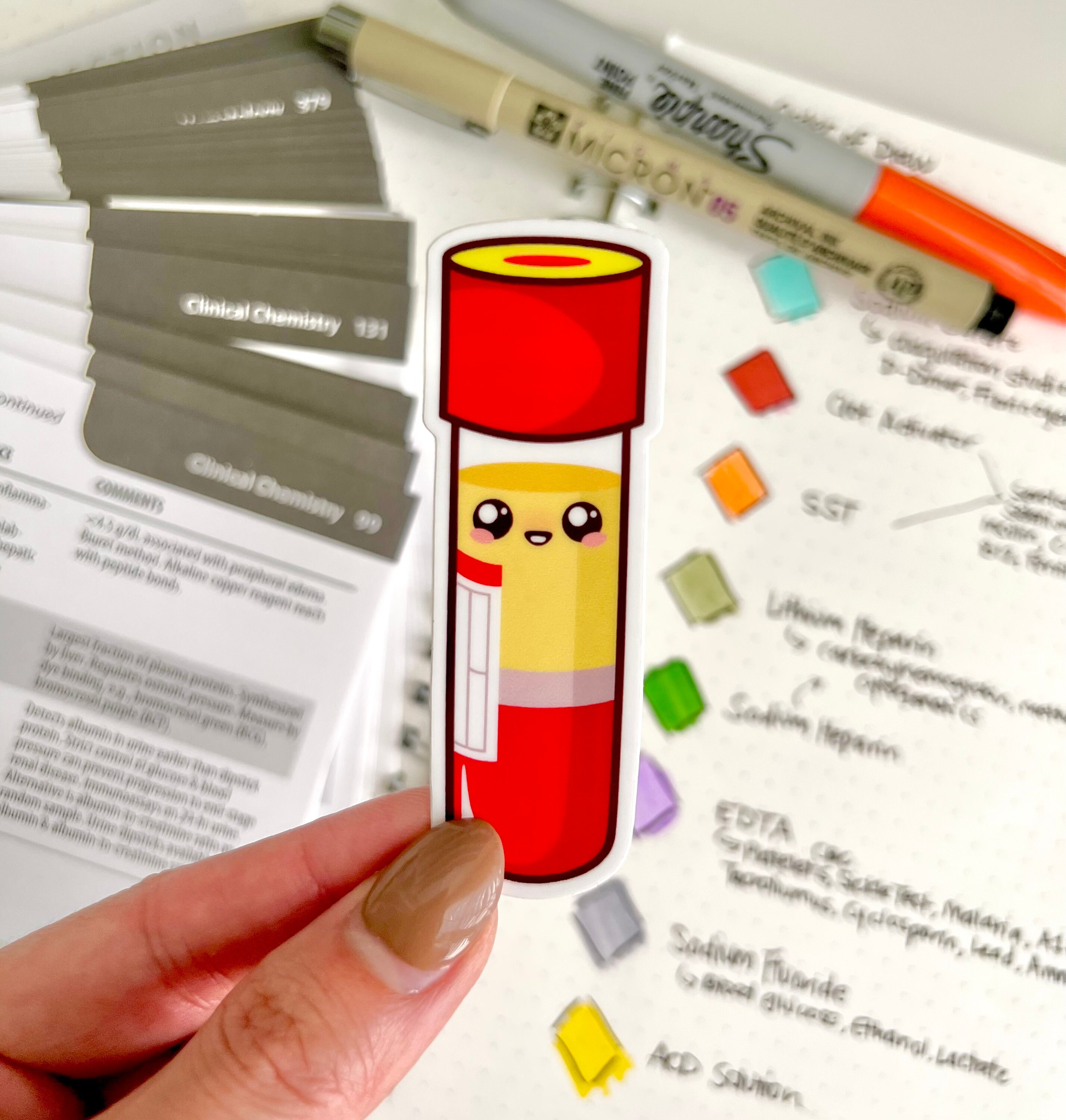 Serum Separator Blood Tube Sticker | Phlebotomy Sticker | Clinical ...