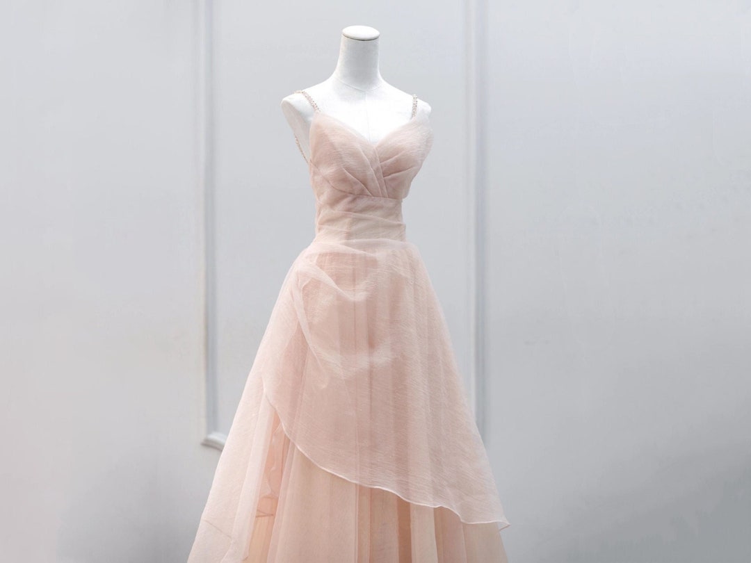 Lotus Pink Ruffle Glitter Sparkle Tulle Dress Elegant Prom - Etsy