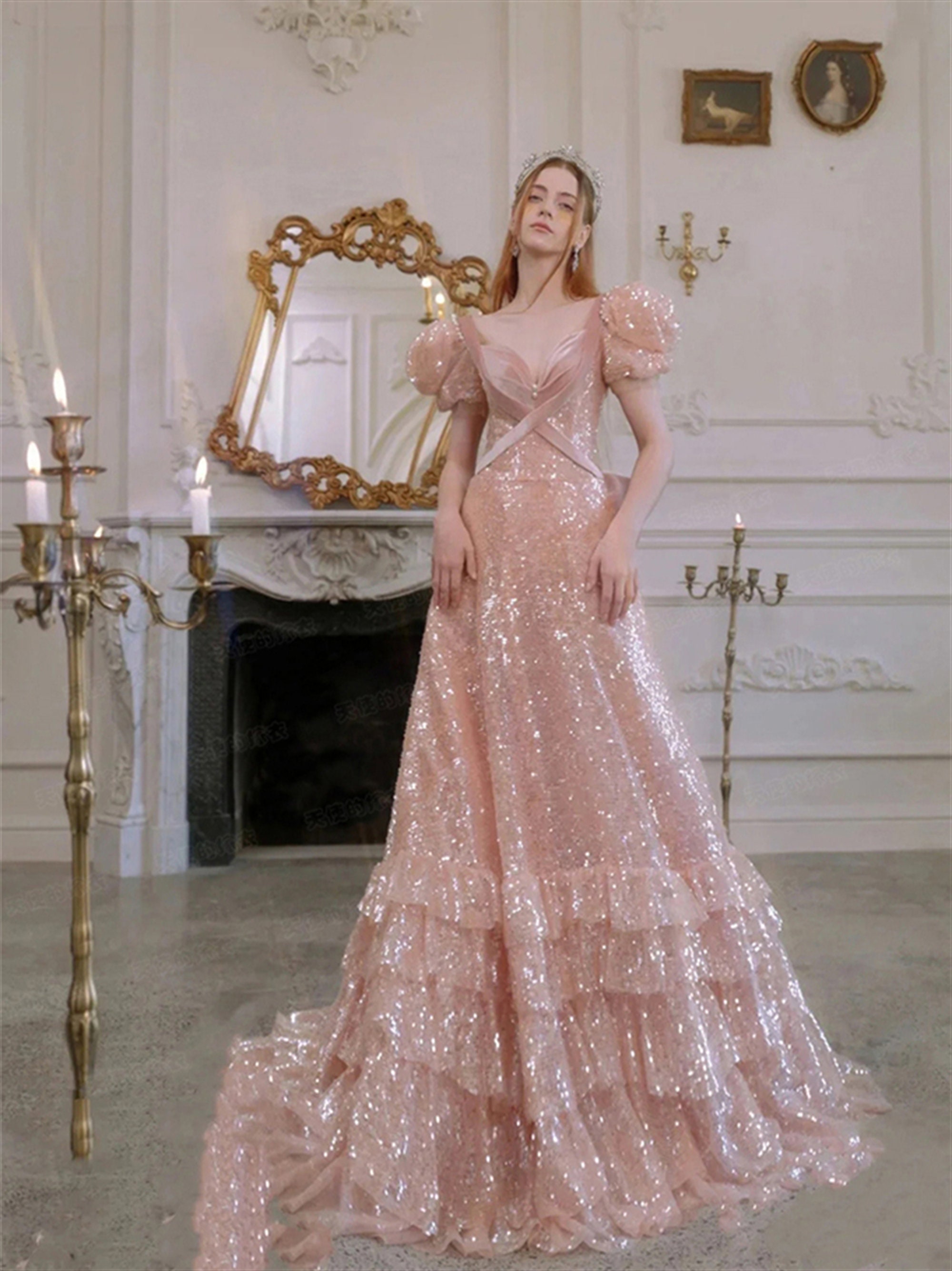 Light Pink Prom Dress Tumblr