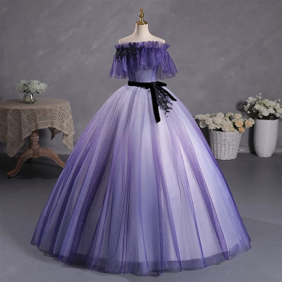 Royal Purple Wedding Dress