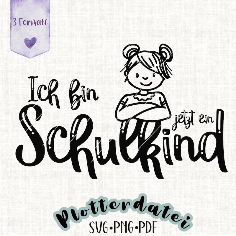 Schulkind plotterdatei - Etsy.de