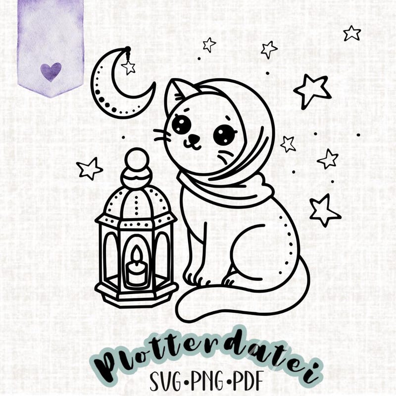 Ramadan Cat - Etsy