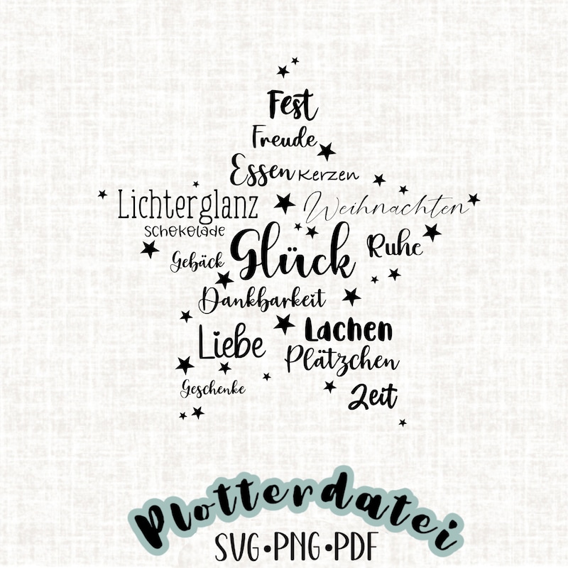 Plotterdatei stern - Etsy.de