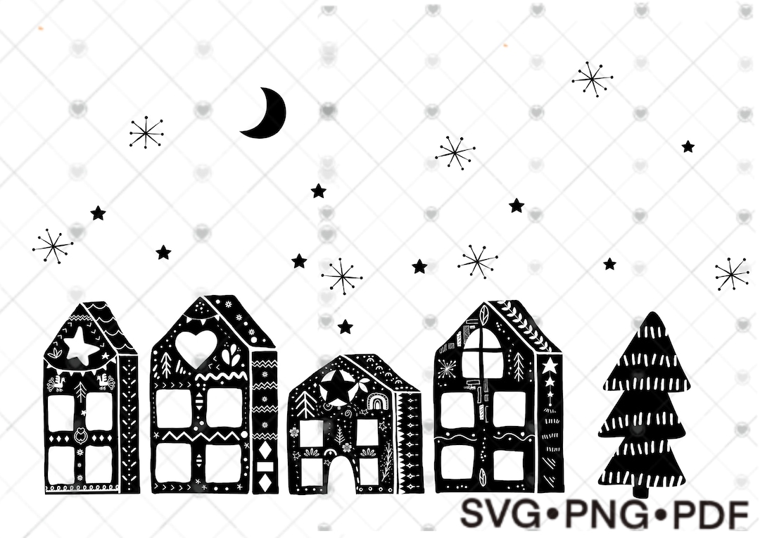 Plotterdatei Weihnachten Winter Skandinavisch nordisch - Etsy.de