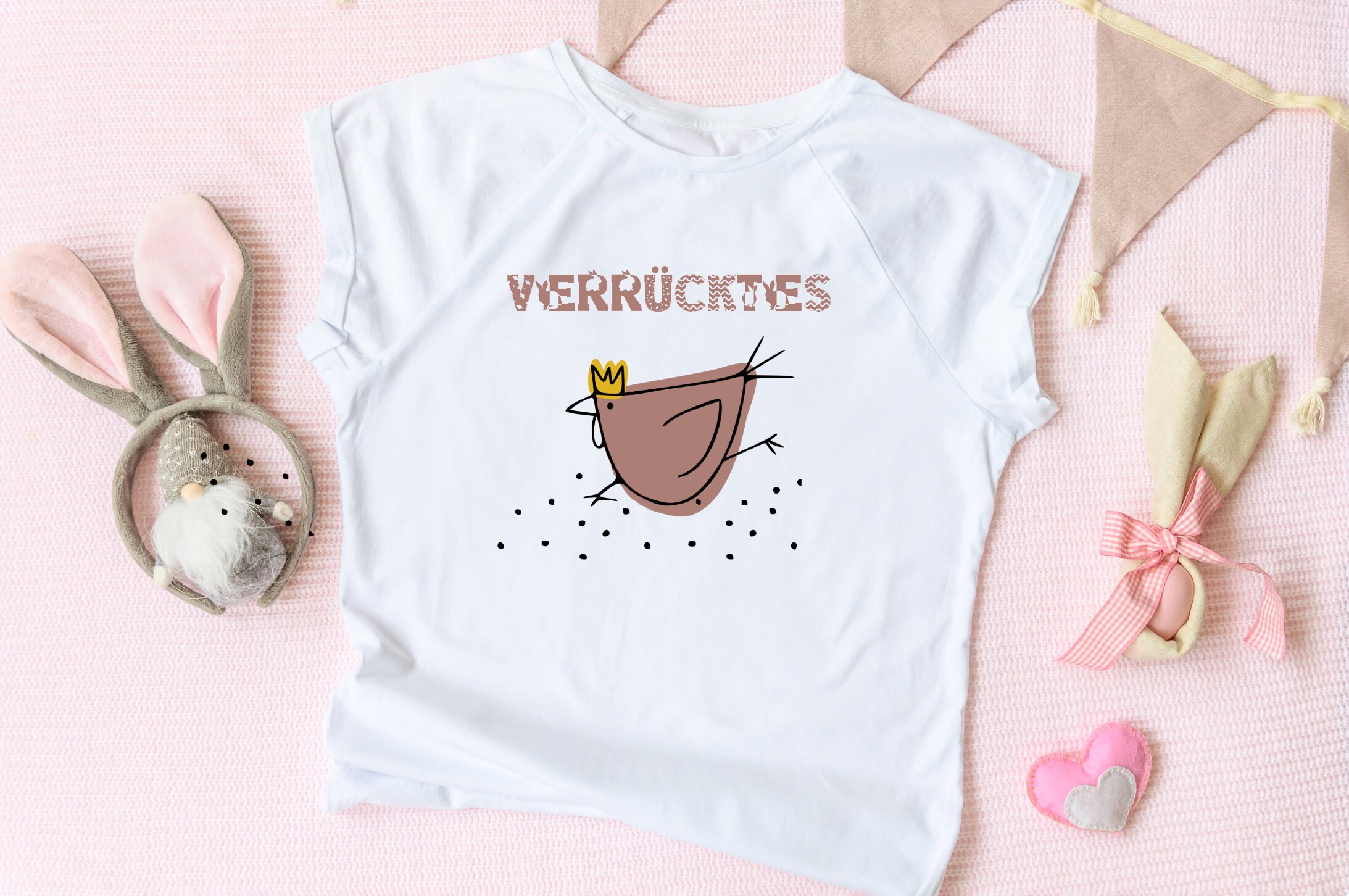 Buy Plotter File Multicolored Crazy Chickens Flock of Chickens Easter ...