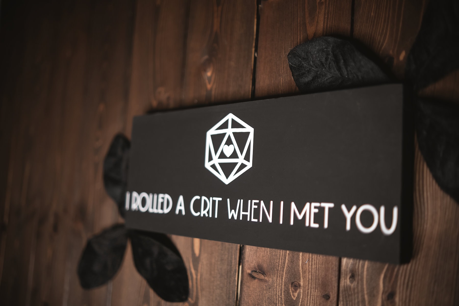 I Rolled a Crit When I Met You DND Gift Dnd Anniversary Gift Nerdy ...