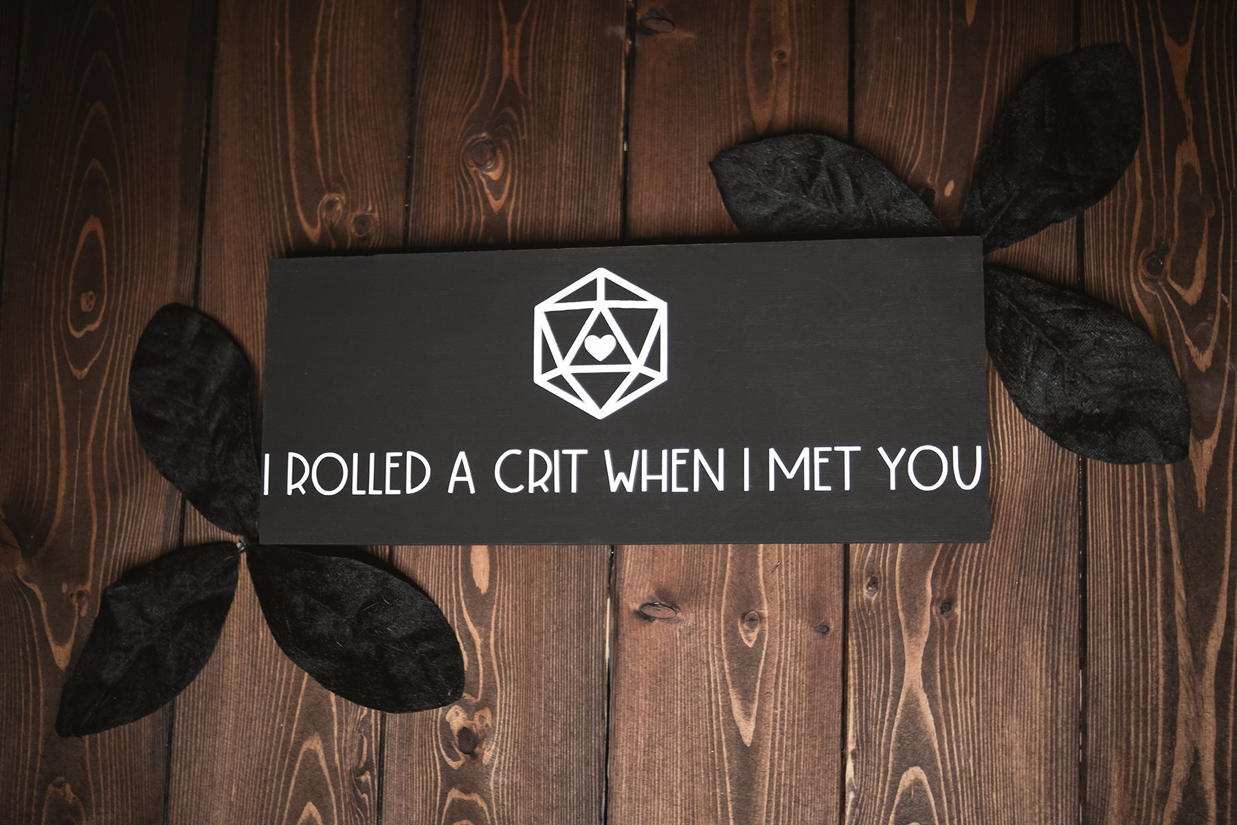 I Rolled a Crit When I Met You DND Gift Dnd Anniversary Gift Nerdy ...