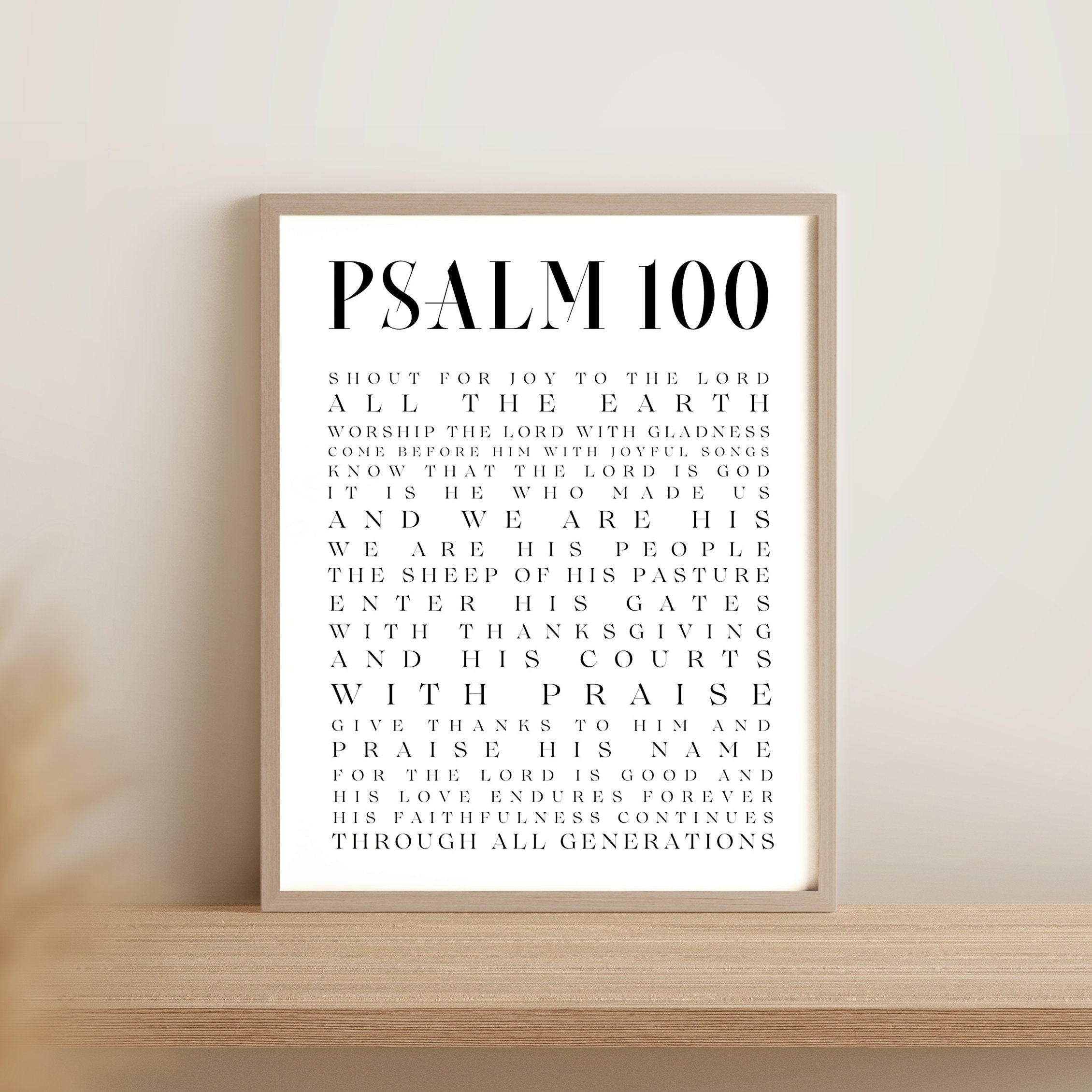 Psalms Poster Text