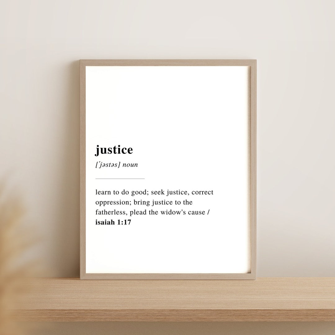 Justice Art Isaiah Printables Isaiah Bible Verse Wall Art - Etsy