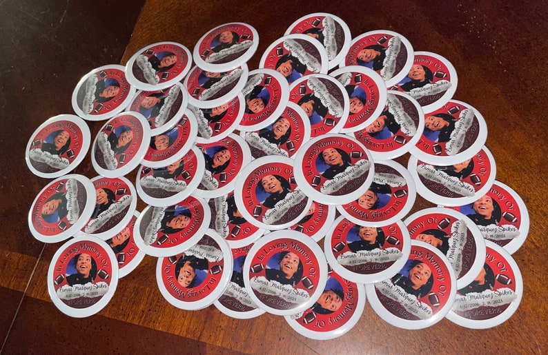 In Loving Memory of Pin Back Buttons, Memorial Pin Back Buttons, Rest ...