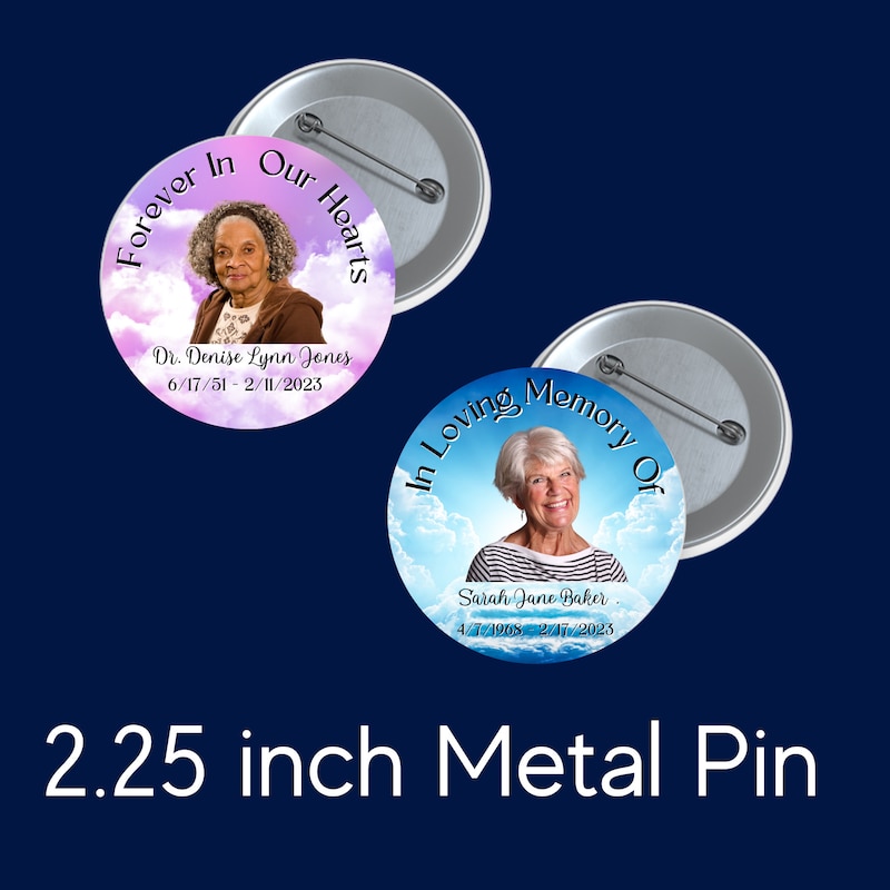 Funeral Buttons - Etsy