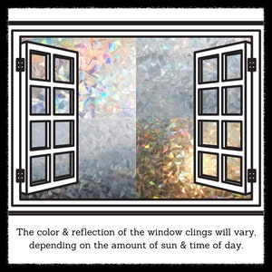 Alien Window Cling, Set of 21, Stop Bird Strikes, Rainbow Maker Prism ...