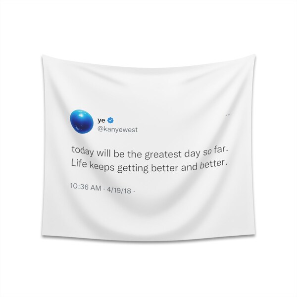 Kanye West Tweet Flag - Etsy