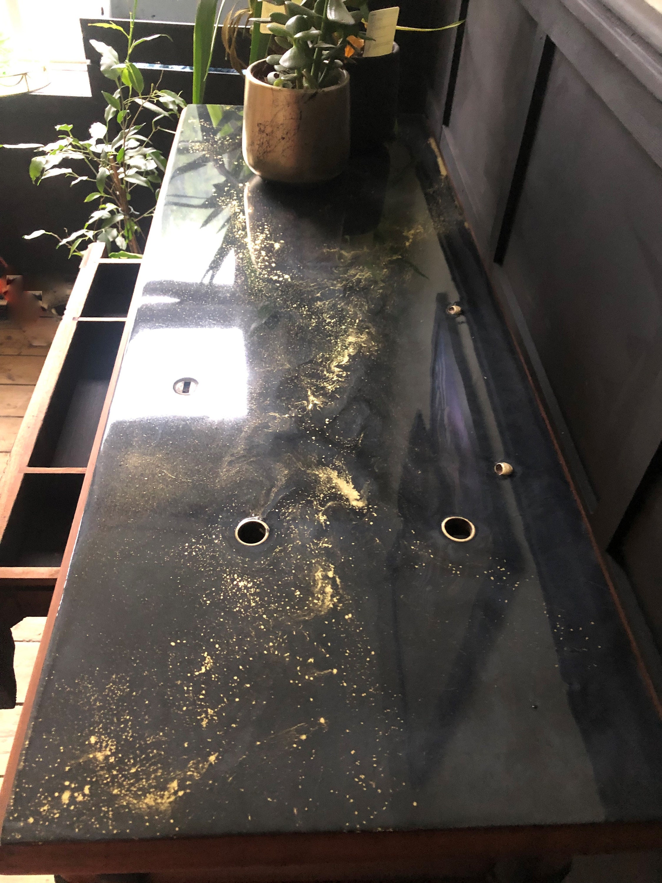 Vintage Singer Sewing Machine Bathroom Vanity Unit - Etsy