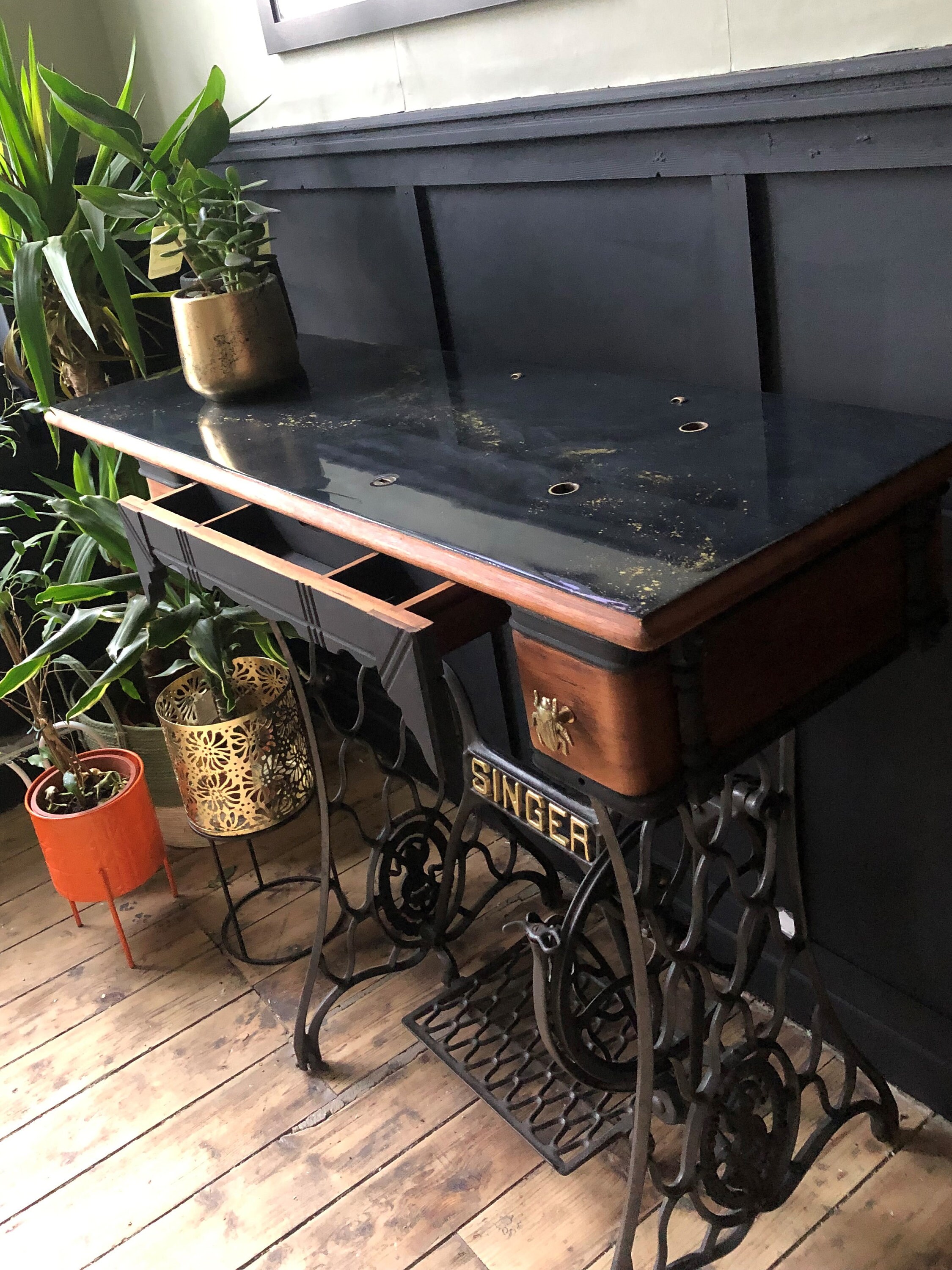 Vintage Singer Sewing Machine Bathroom Vanity Unit - Etsy