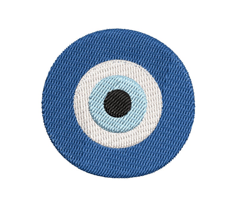 Evil Eye Embroidery File Machine Embroidery Design Instant - Etsy