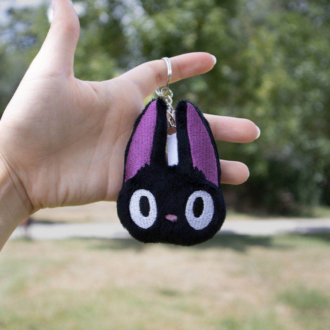 Black Cat, Kiki and Jiji, Keychain - Etsy