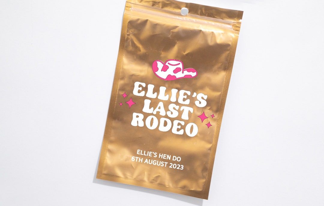 Last Rodeo Recovery Kit - Personalised Hangover Kit - Hen Party ...