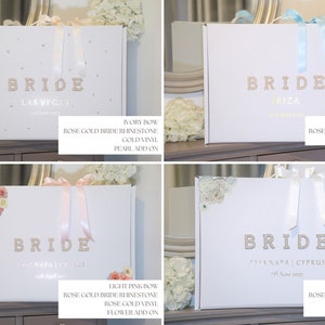 GOLD Wedding Dress Box Gold Personalised Travel Box Wedding Dress ...