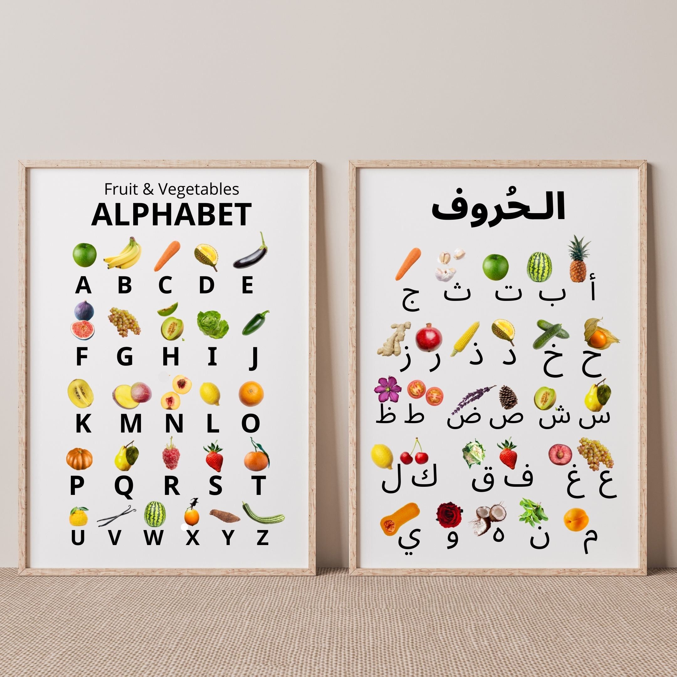 Arabic English Alphabet Education Printable · Homeschool Resources ...