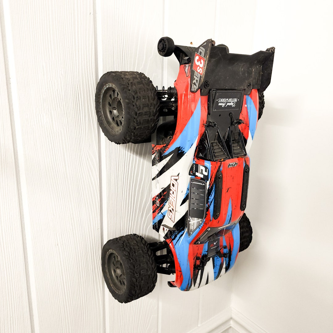 Low Profile Universal RC Wall Mount for Traxxas, Arrma, Redcat and More ...
