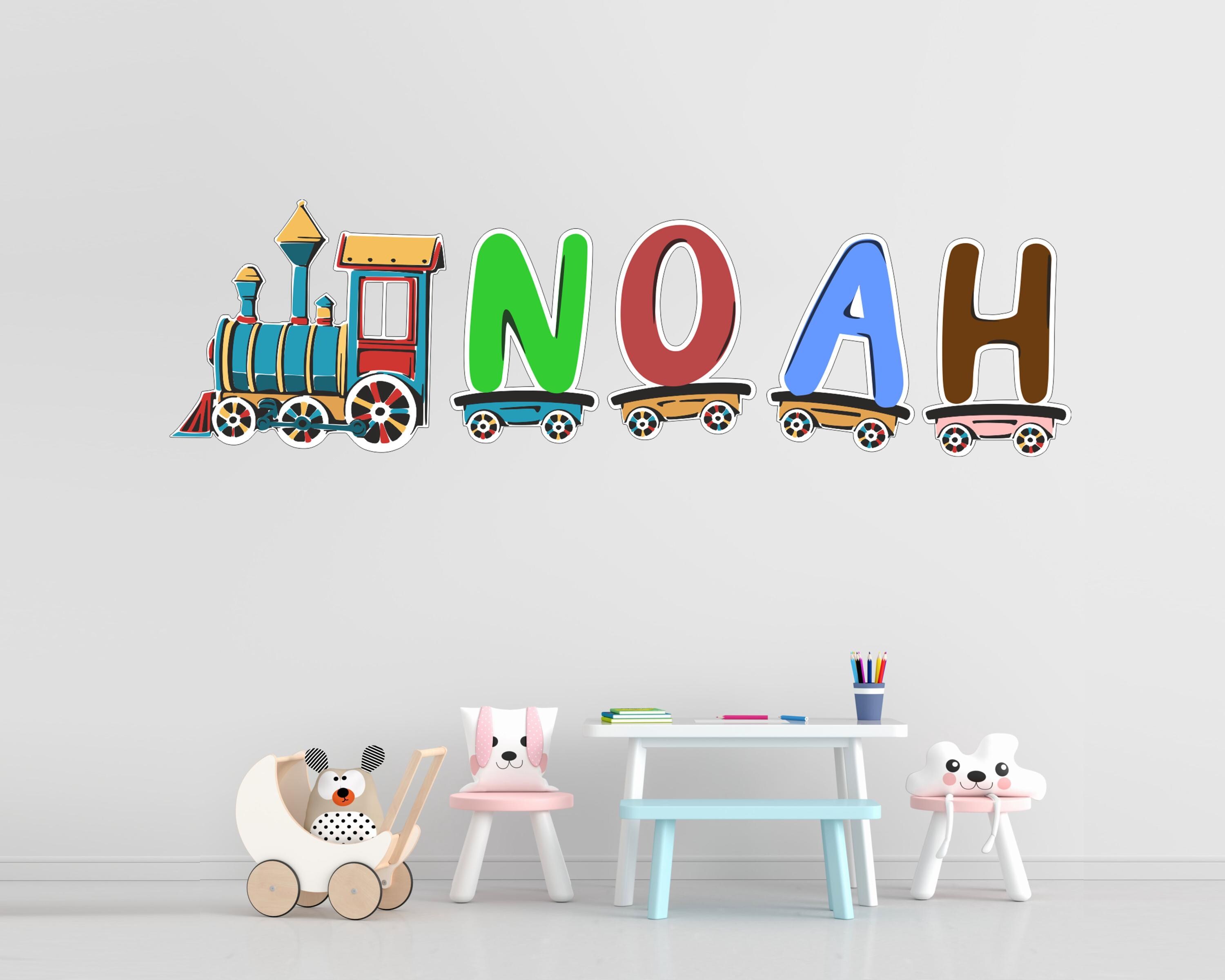 Alphabet Train, Children's Room, Wall Decoration, - Etsy