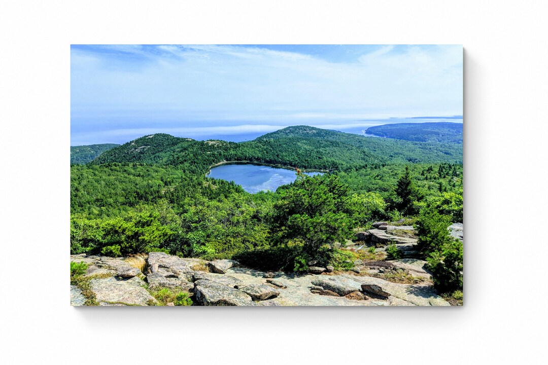 Acadia National Park, Trees and Mountains, Lake, Nature Photography ...