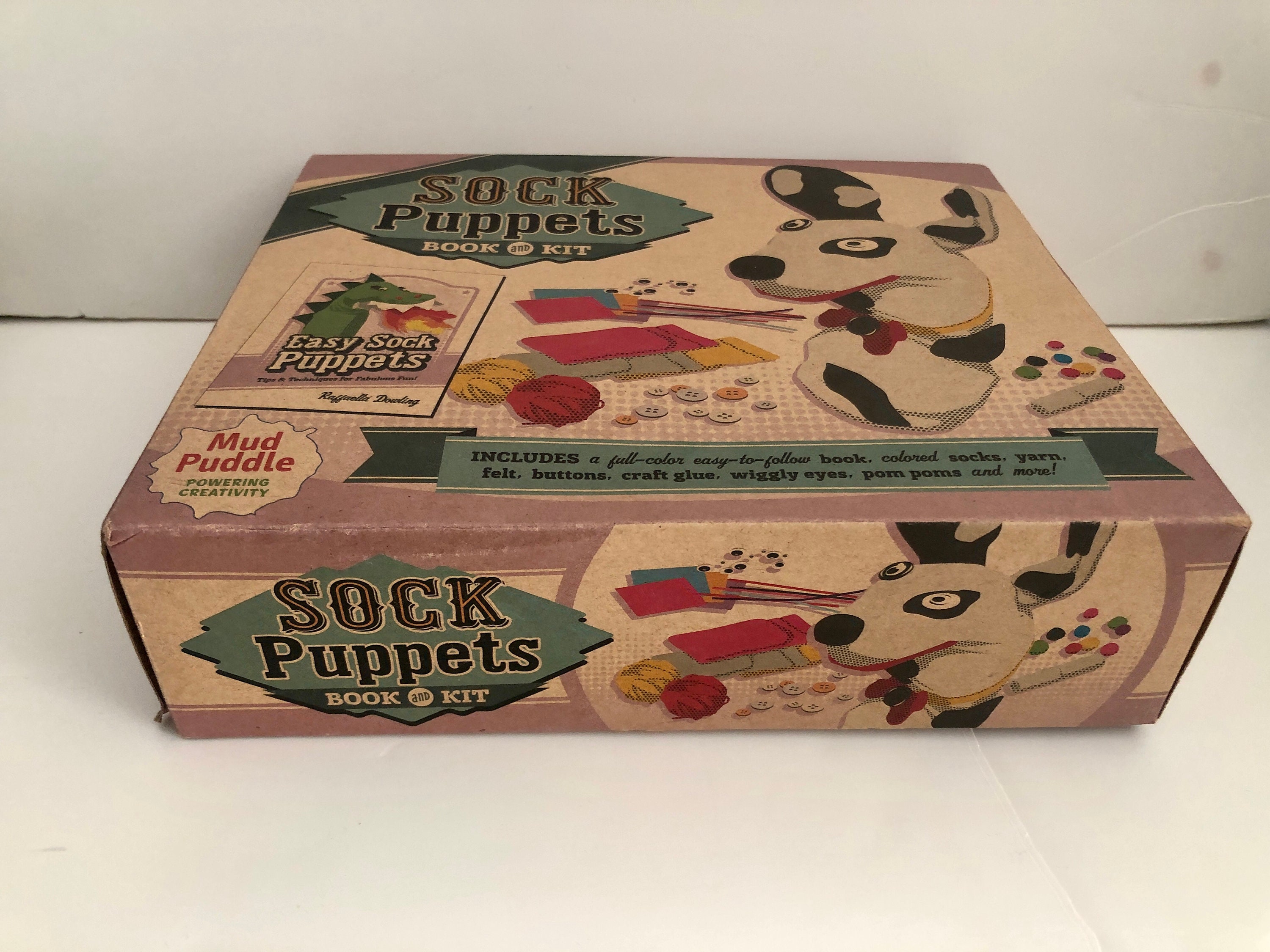 Mud Puddle Inc Sock Puppets Book & Kit - Etsy