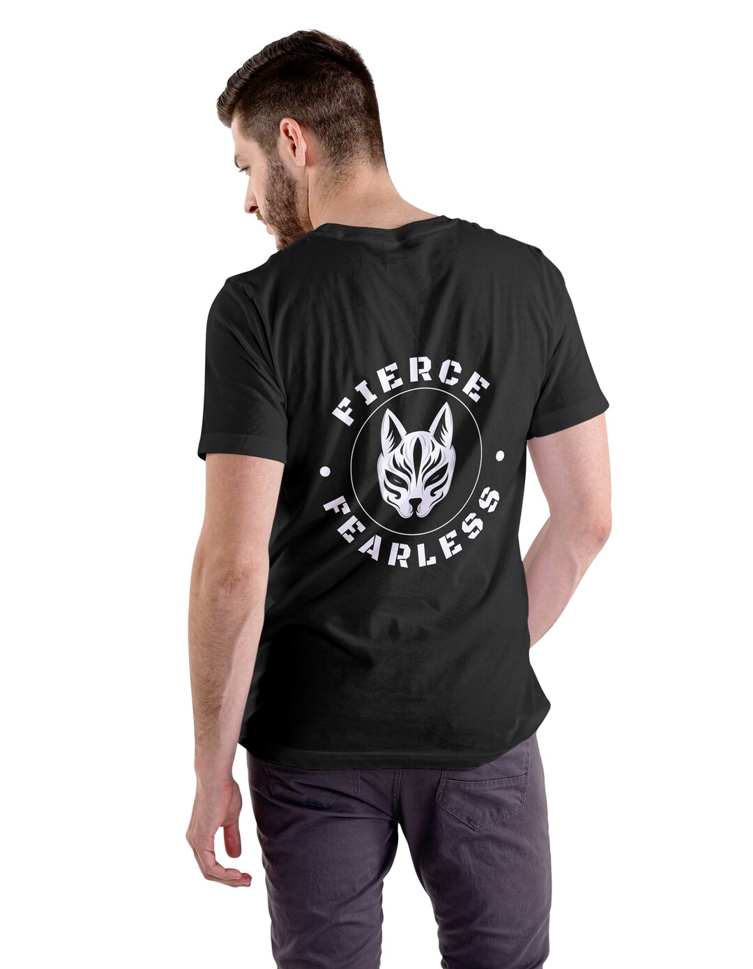 Fierce Fearless Shirt, Savage Logo T-shirt, Handmade T-shirt, Cute T ...