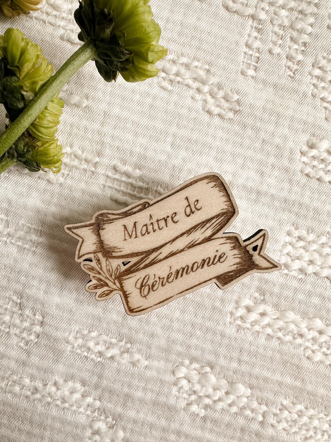 Master of Ceremonies Badge - Wedding, Baptism, Civil Partnership ...