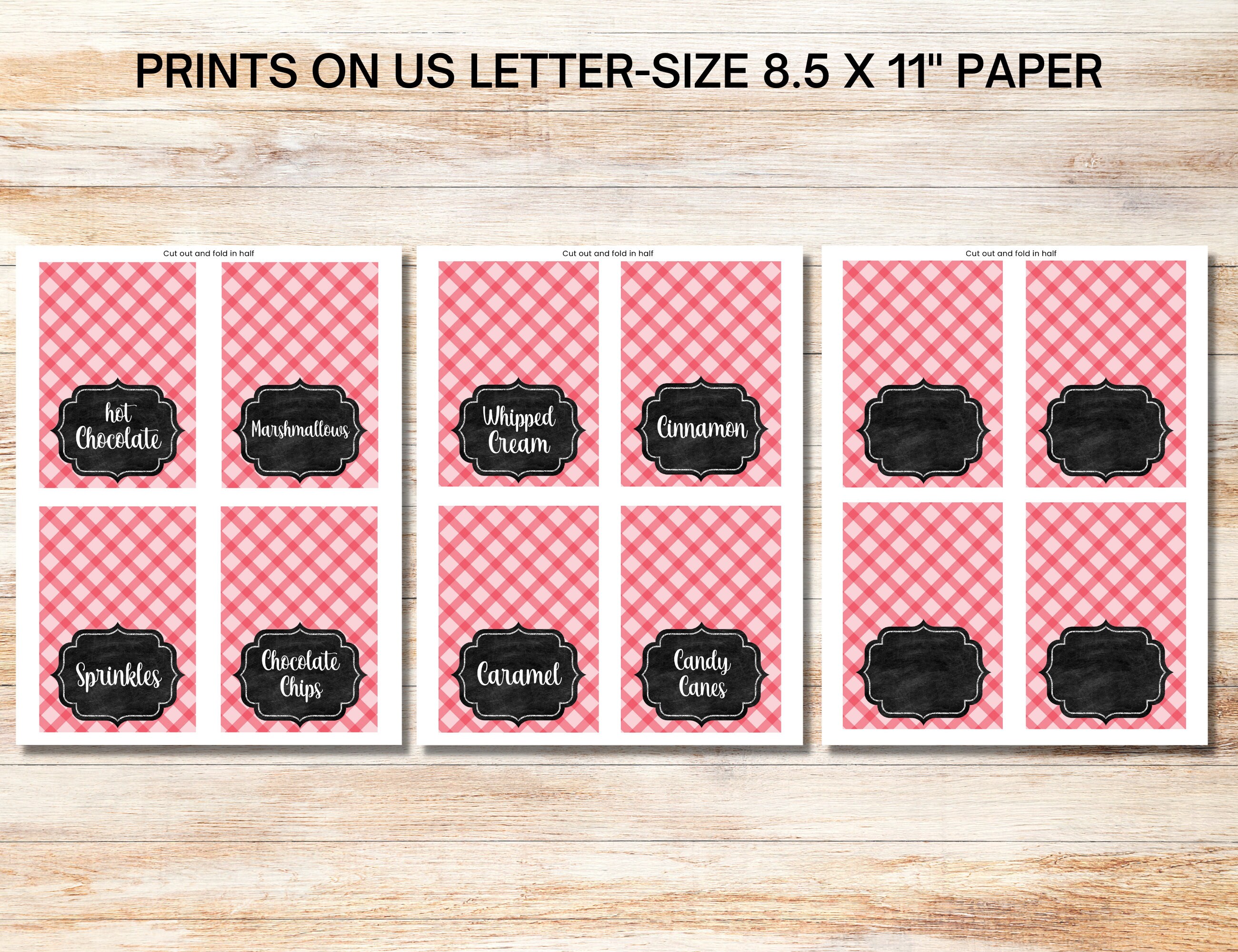 Valentine Hot Chocolate Bar Sign and Labels for Hot Cocoa Bar ...