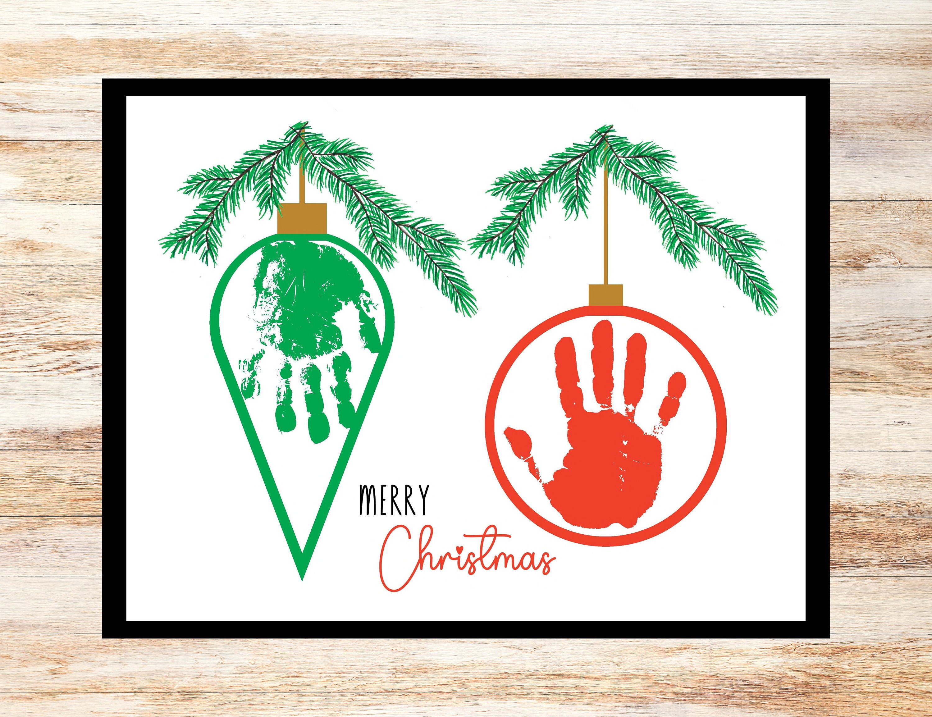 Christmas Handprint Art, Christmas Handprint, Handprint Craft, Toddler ...