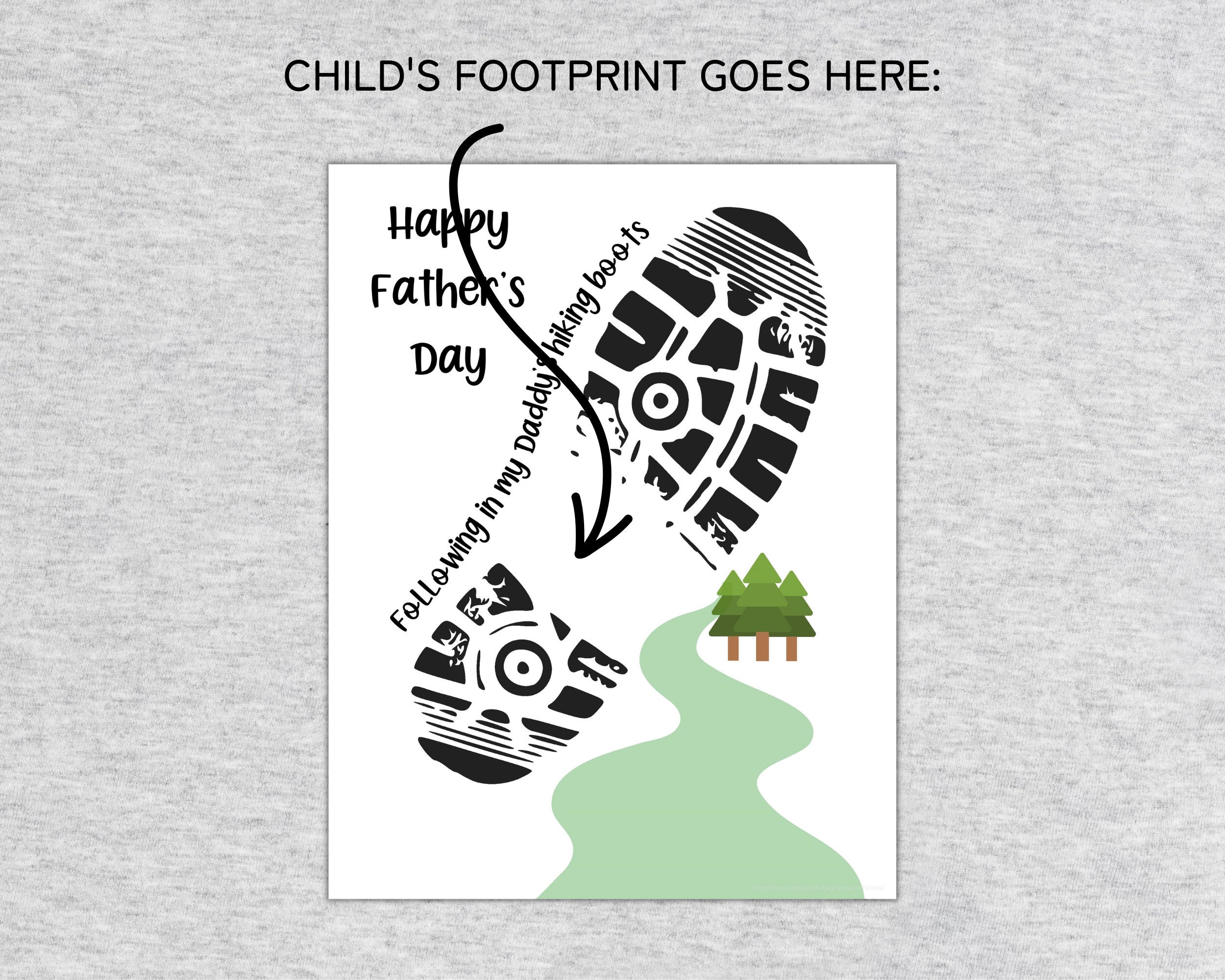 Father's Day Handprint Art Bundle Printable Handprint - Etsy