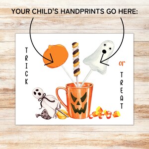 Halloween Handprint Art, Fall Handprint Craft, Toddler Handprint Art ...