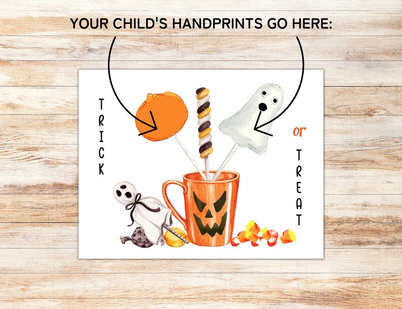 Halloween Handprint Art, Fall Handprint Craft, Toddler Handprint Art ...