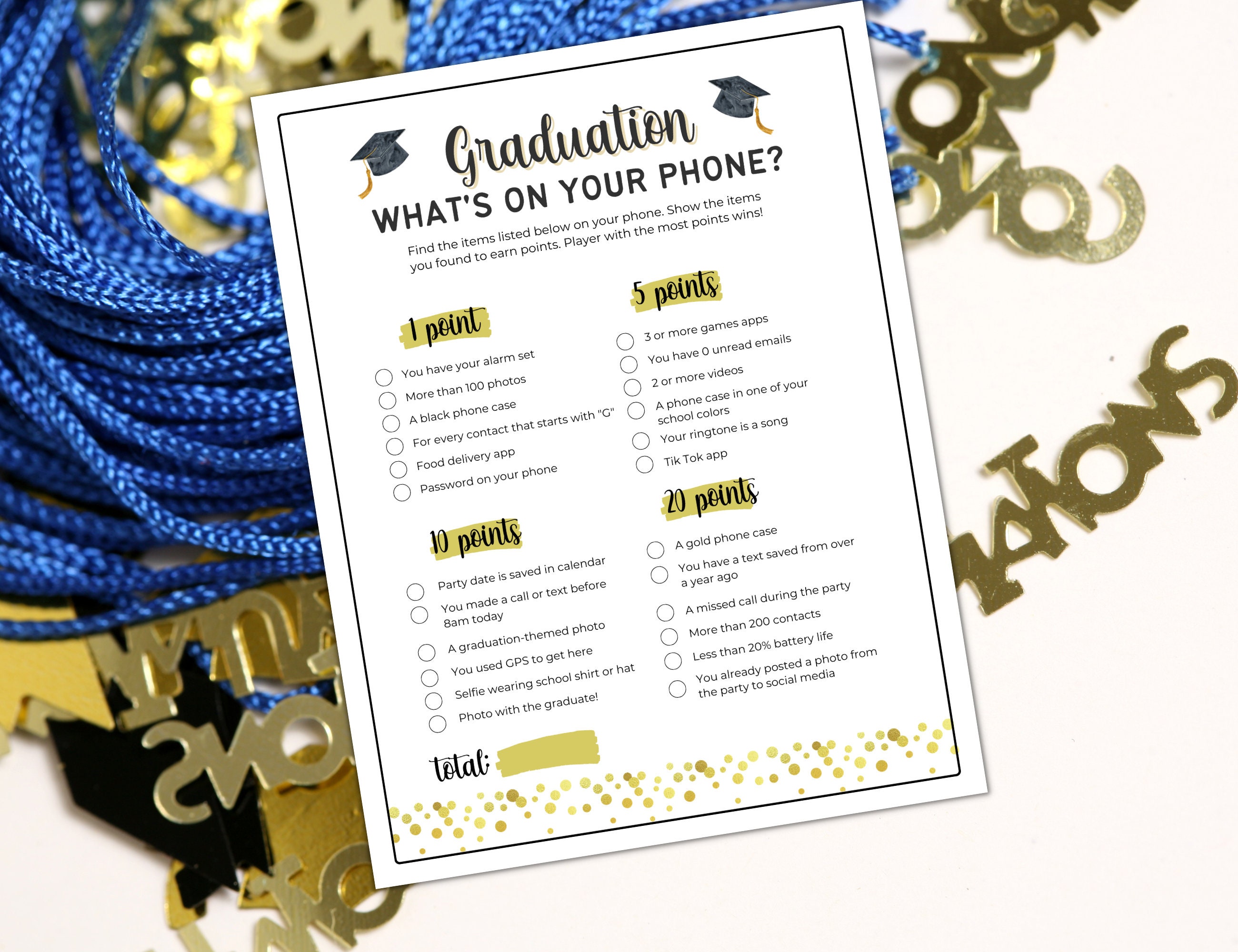 Graduation What's on Your Phone Game, Graduation 2023, Graduation ...