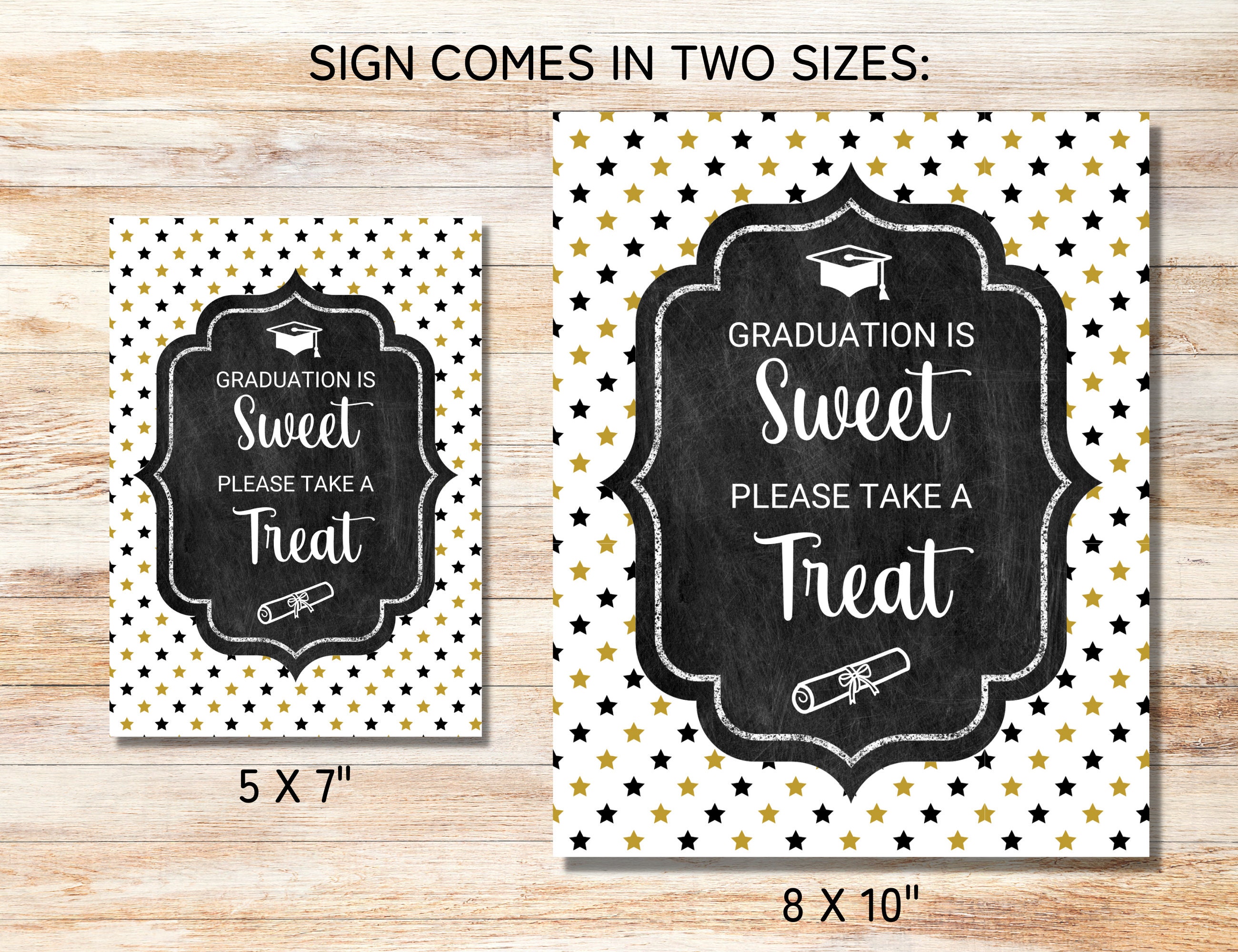 Graduation Candy Bar Signs and Labels, Printable Graduation Candy ...