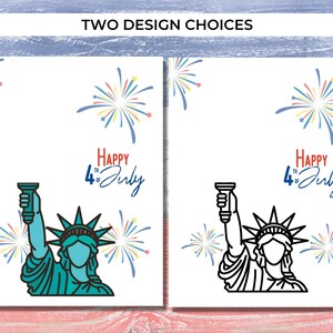 Fourth of July Handprint Art, Printable Summer Keepsake, Statue of ...