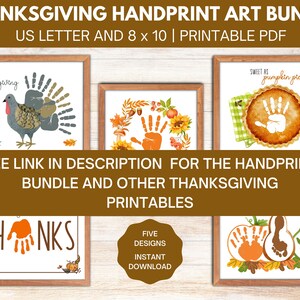 Thanksgiving Handprint Art, Fall Handprint Craft, Toddler Handprint ...
