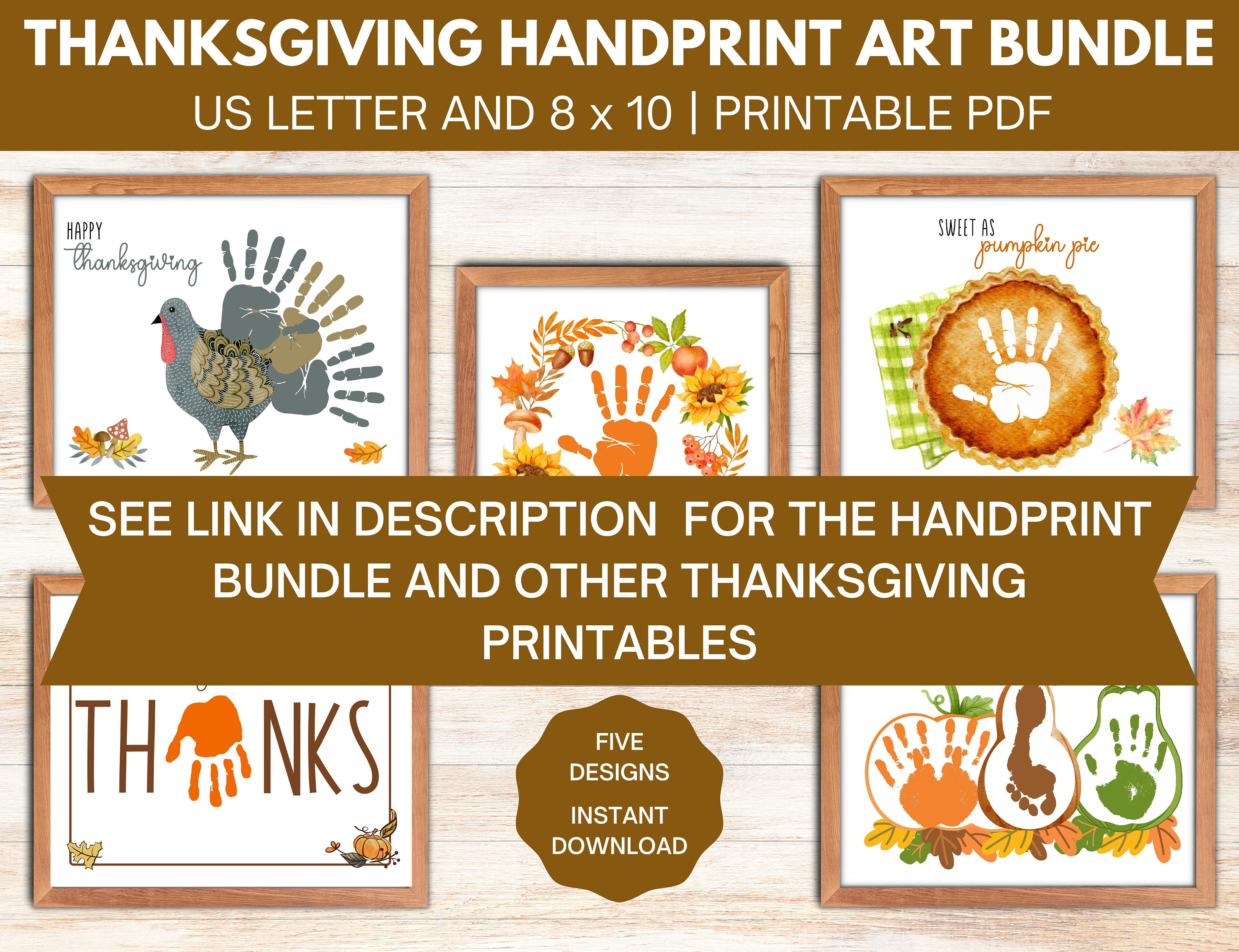 Thanksgiving Handprint Art, Fall Handprint Craft, Toddler Handprint ...