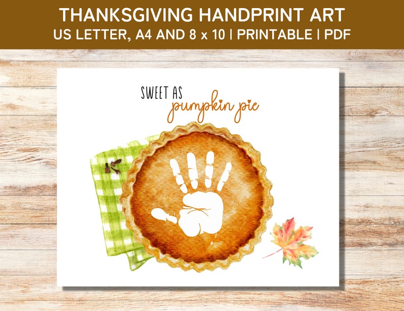 Thanksgiving Handprint Art, Fall Handprint, Pumpkin Craft, Toddler ...