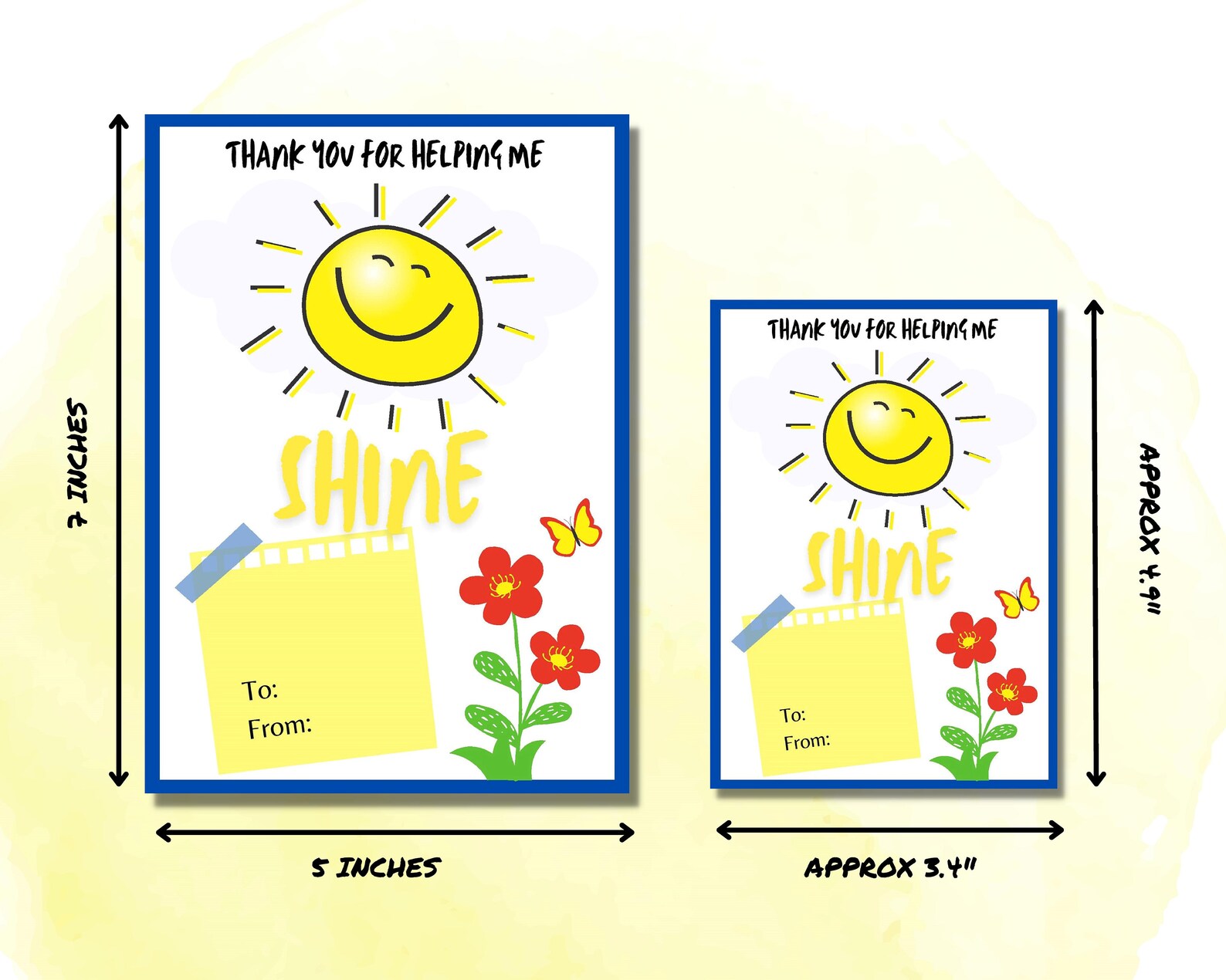 Teacher Appreciation Gift Tag Printable Year-end Gift Tag - Etsy