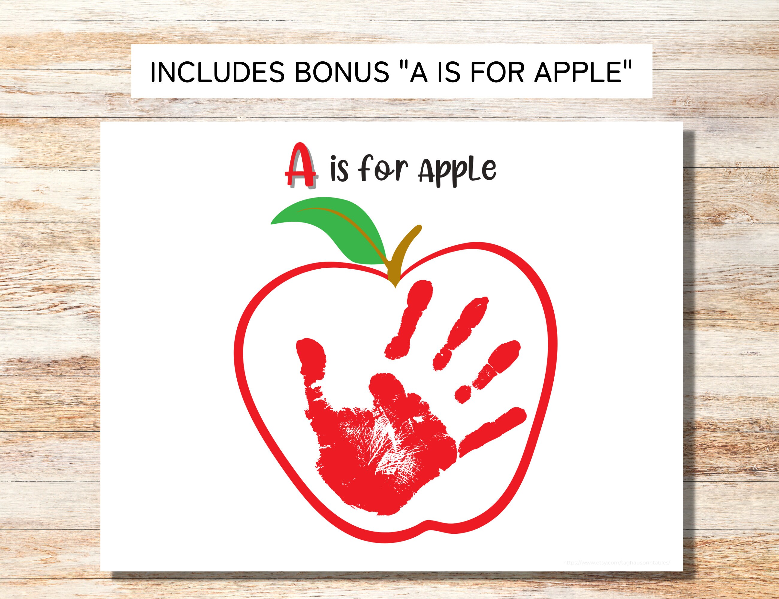 First Day of Kindergarten Handprint Art, First Day of School, Handprint ...