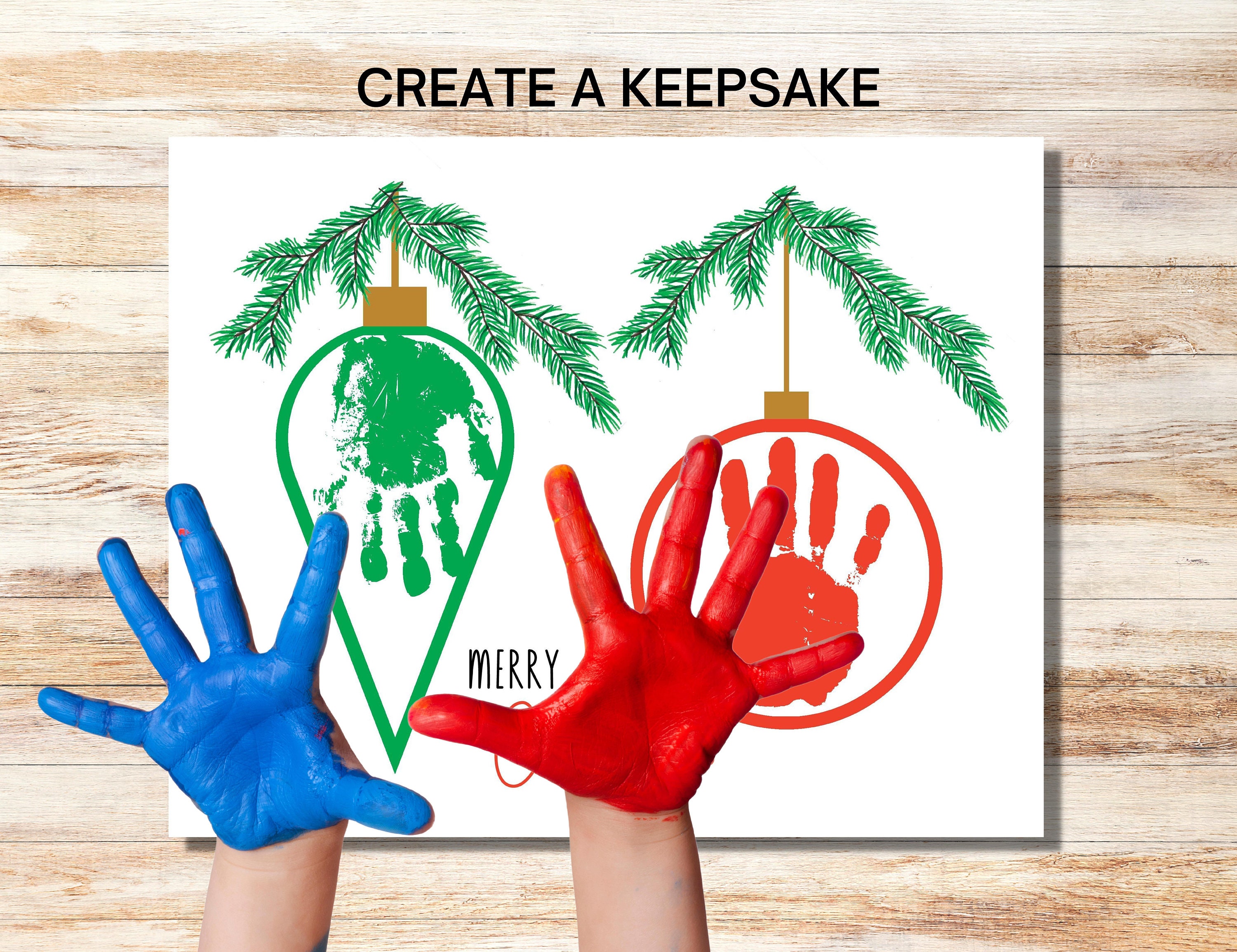 Christmas Handprint Art, Christmas Handprint, Handprint Craft, Toddler ...